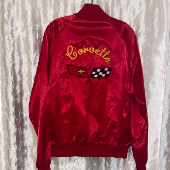 Westark | Jackets & Coats | Vintage Westark Corvette Red Bomber Jacket ...